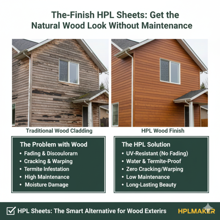 Wood-Finish HPL Sheets: Natural Look, Zero Maintenance in 2026